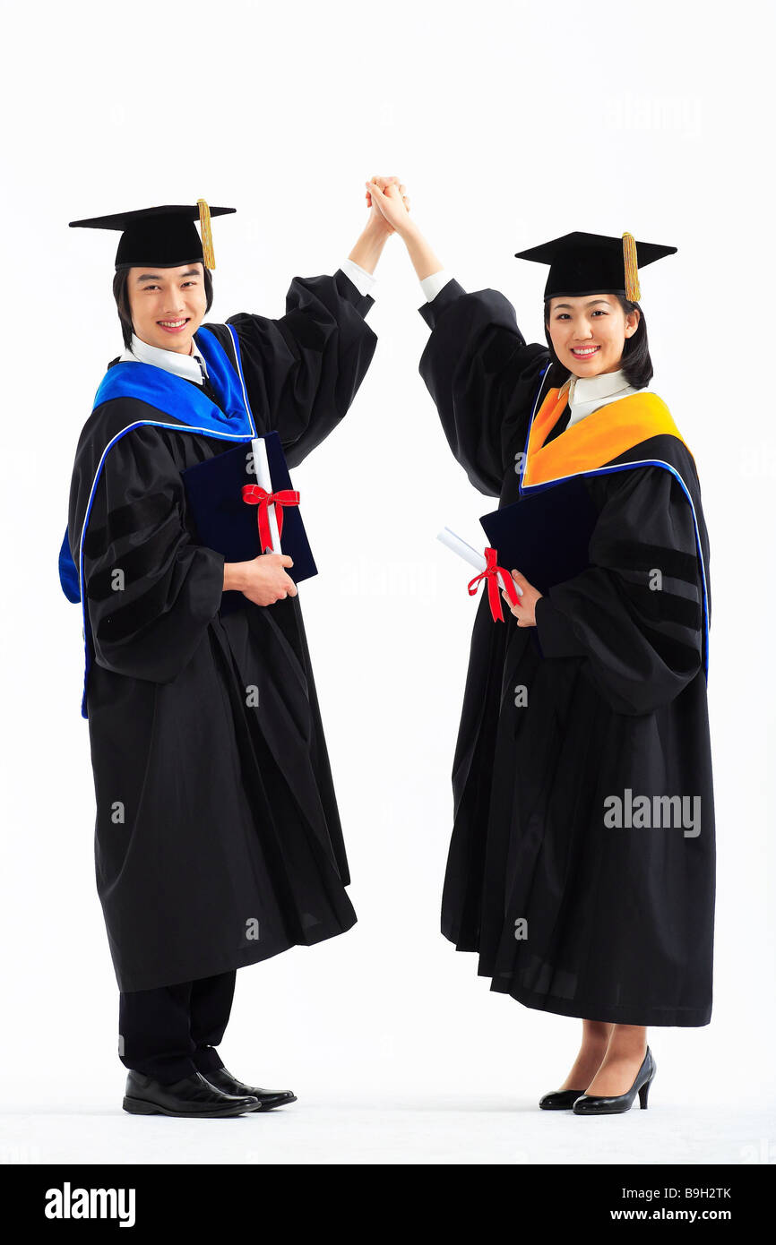 Asian Graduation People Stock Photo - Alamy