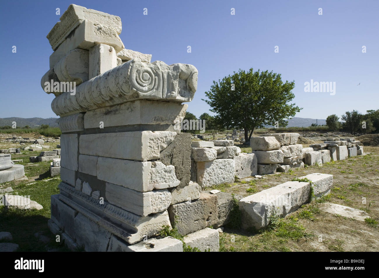 Samos greece temple of hera hi-res stock photography and images - Alamy