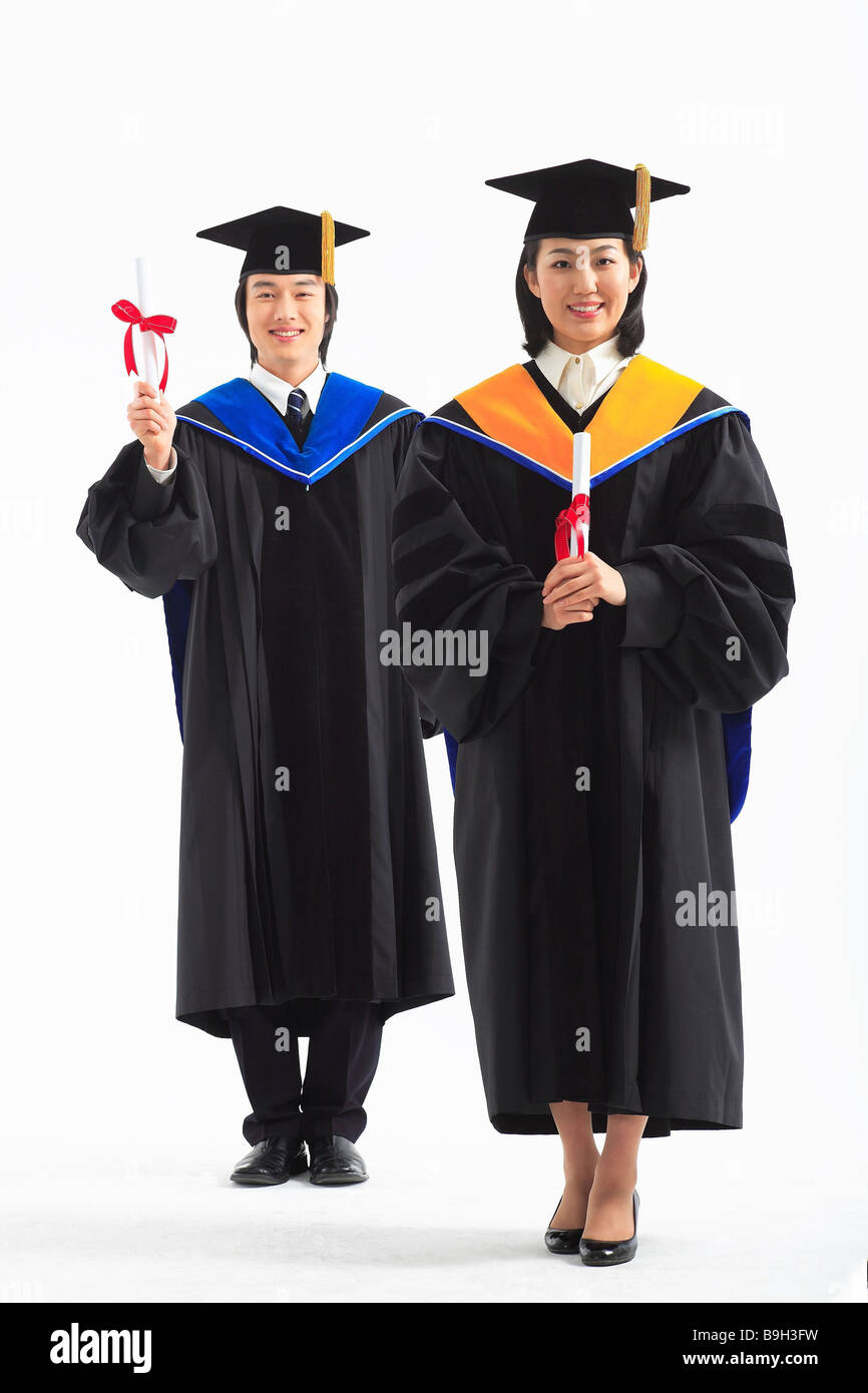 Asian Graduation People Stock Photo - Alamy