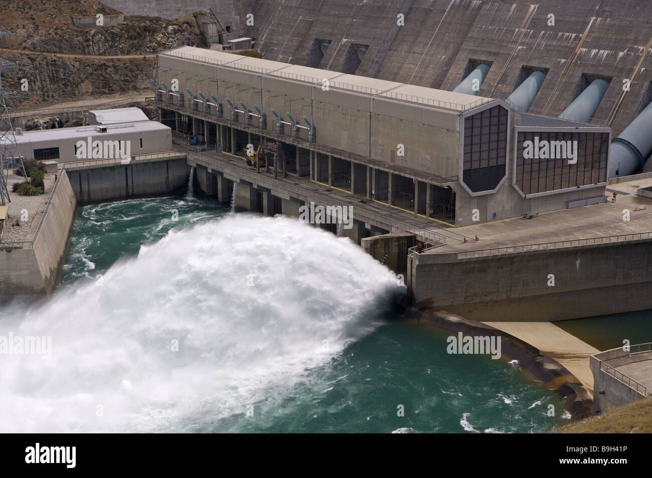 New Zealand South-island Central Otago Clyde Dam destination sight ...