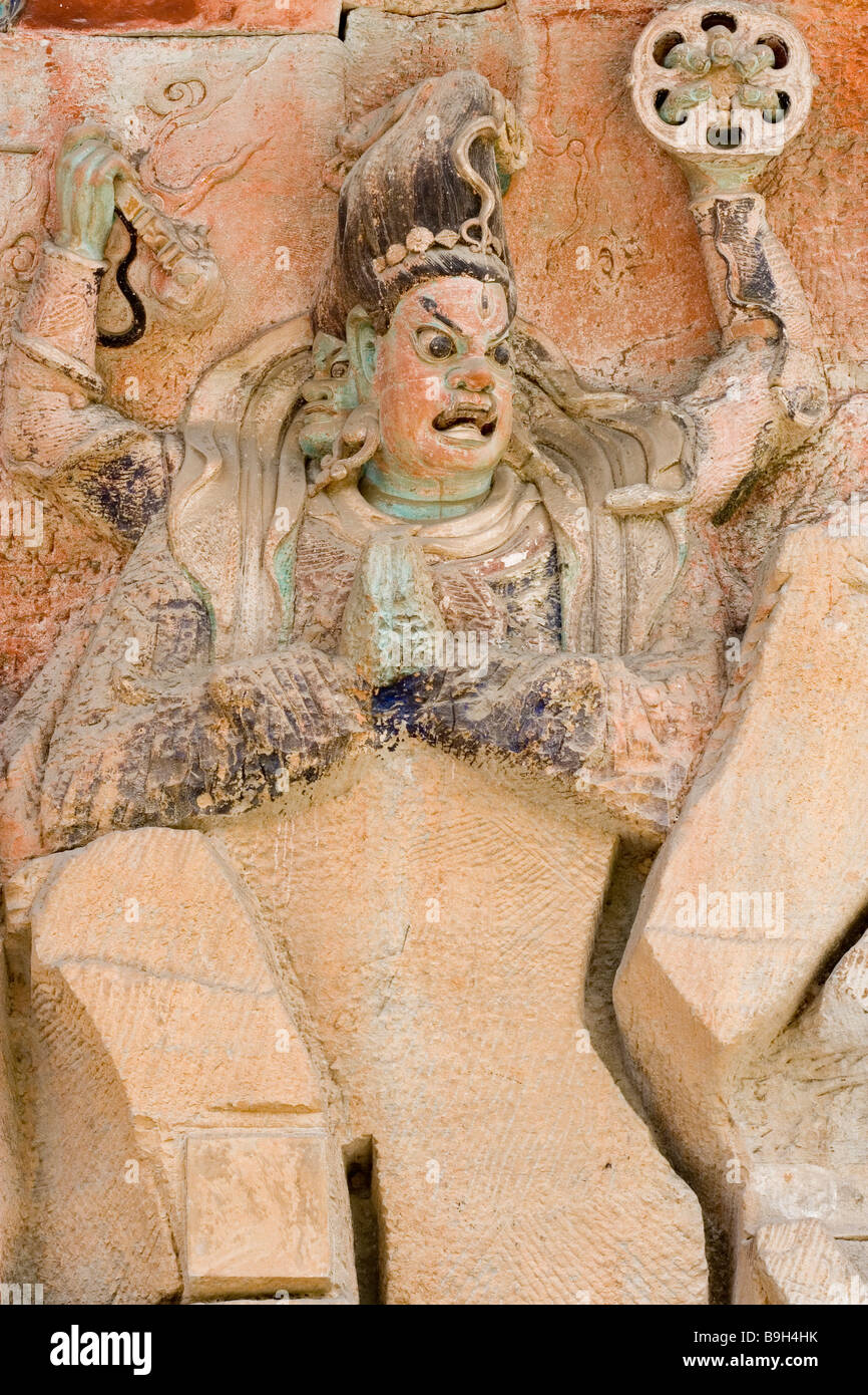 Dazu Rock Carving Grottoe Baodingshan No 22 cave Chongqing China Asia ...