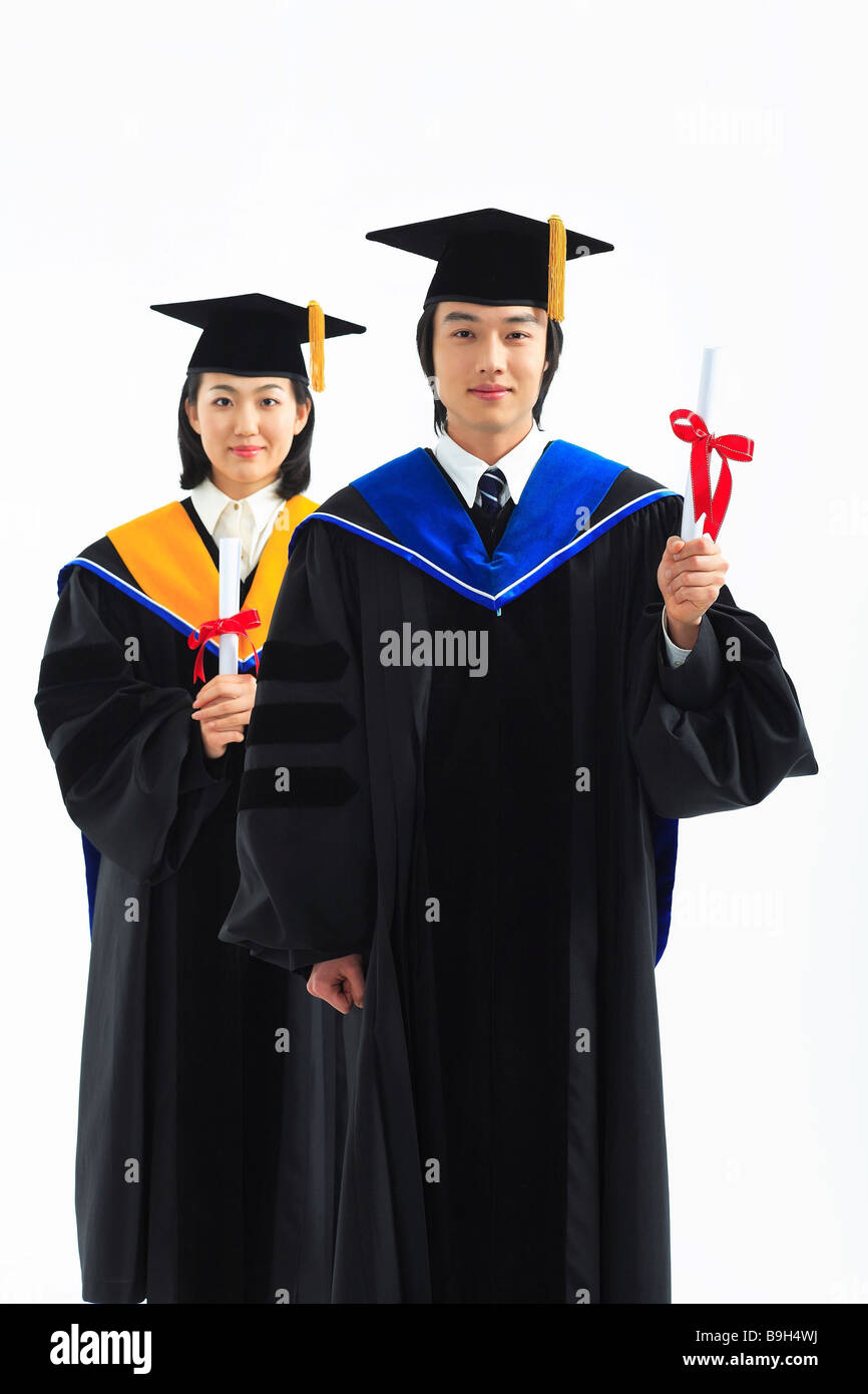 Asian Graduation People Stock Photo - Alamy