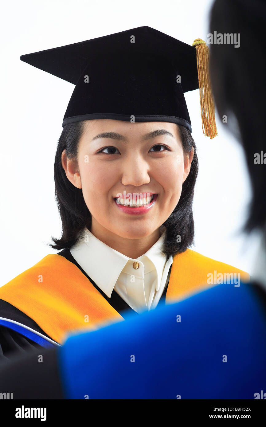 Asian Graduation People Stock Photo - Alamy