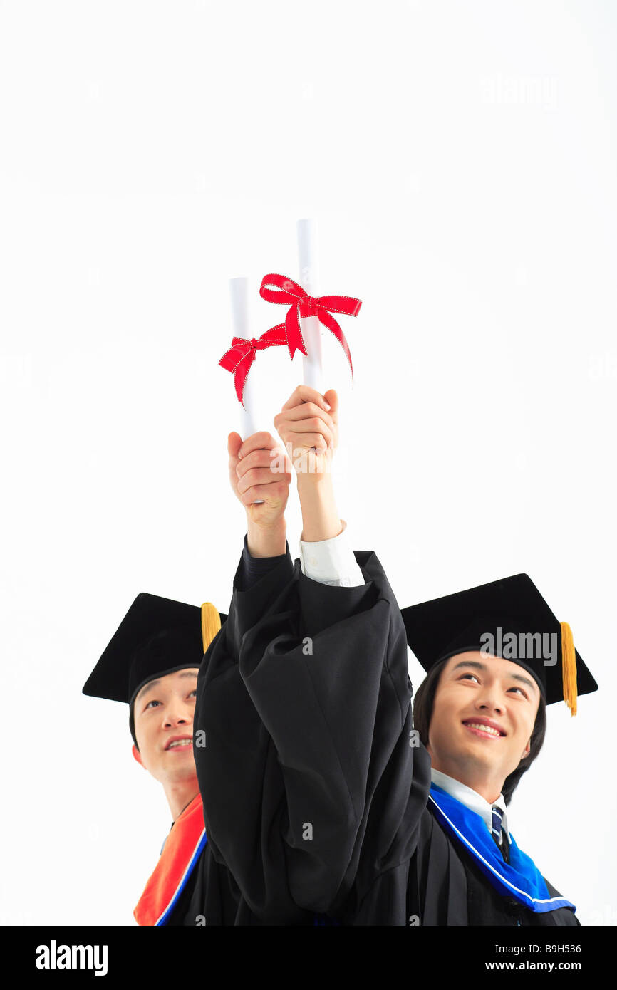 Asian Graduation People Stock Photo - Alamy