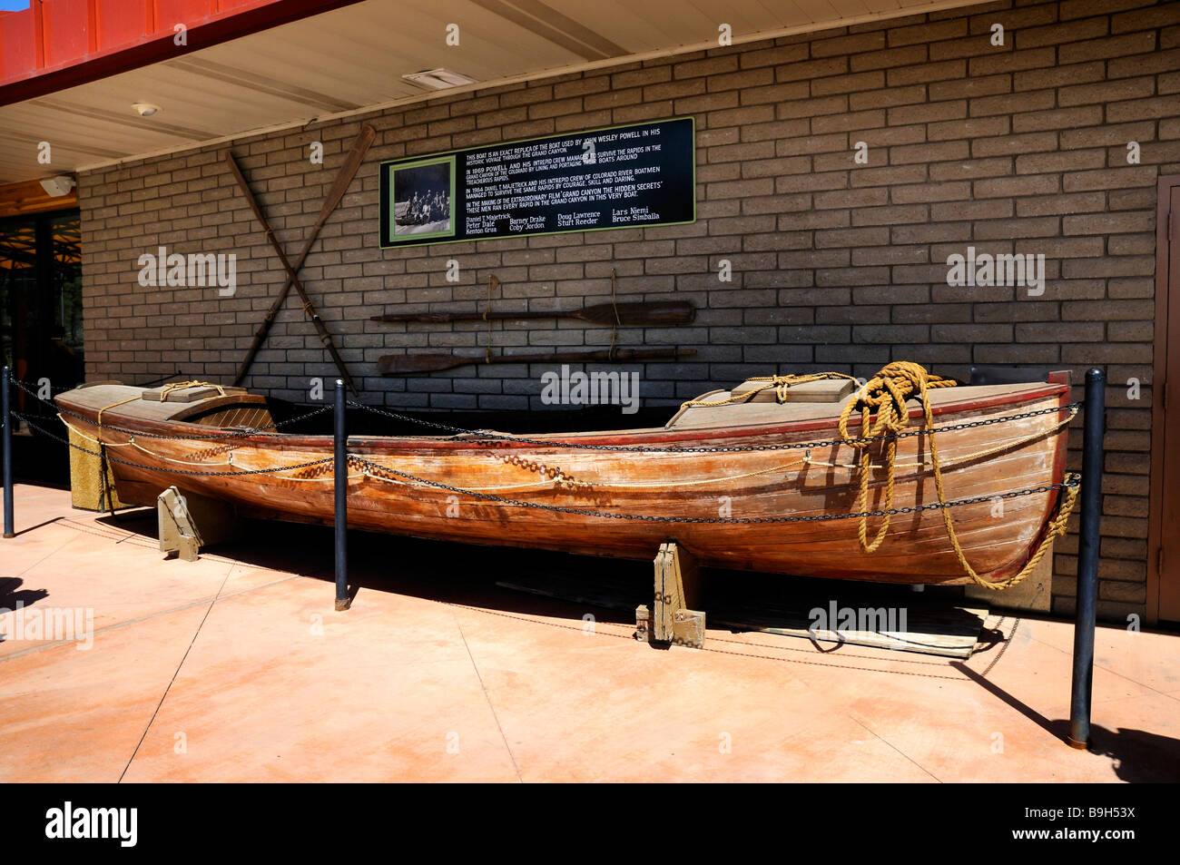 Full Size replica of the boat John Wesley Powell used to navigate the ...