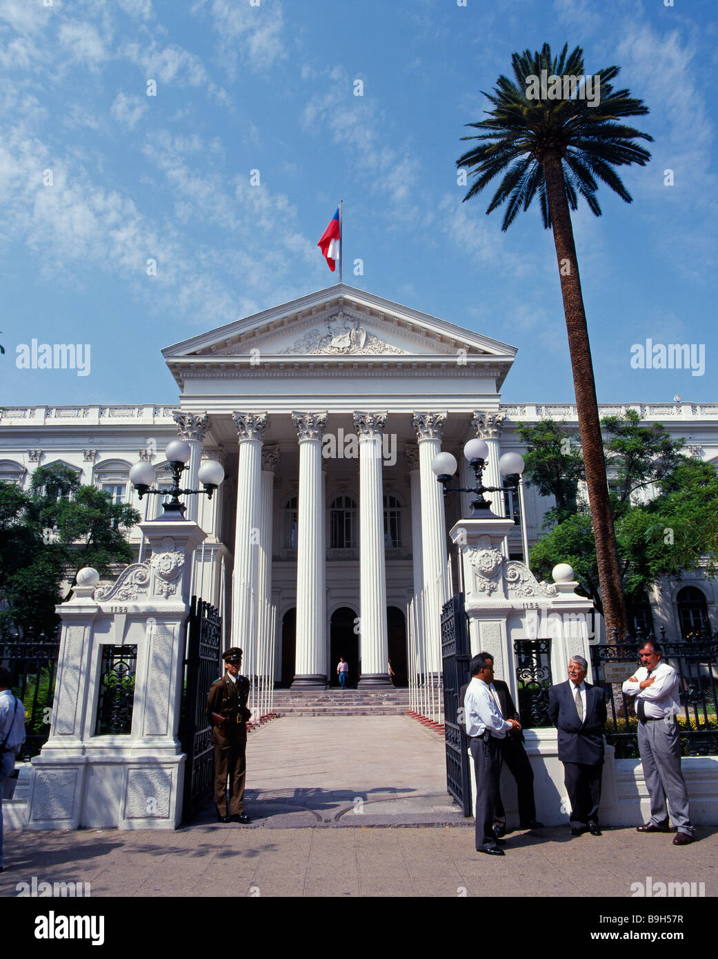 Chile, Santiago, Ex Congreso Nacional. Congress building until it was ...