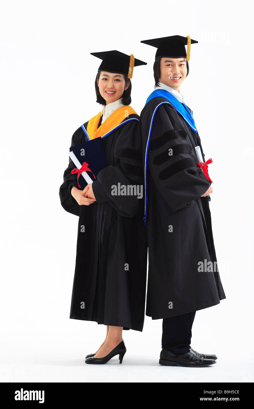 Asian Graduation People Stock Photo - Alamy