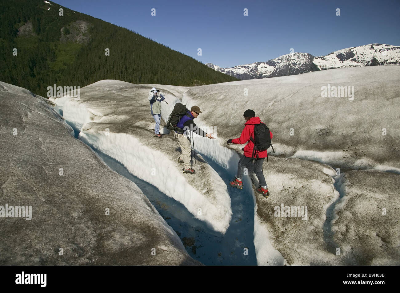 Taku glacier walk alaska hi-res stock photography and images - Alamy