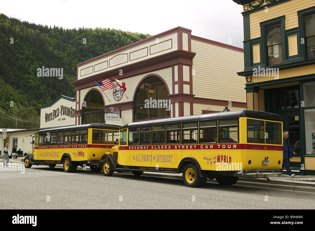 Alaska skagway street car hi-res stock photography and images - Alamy