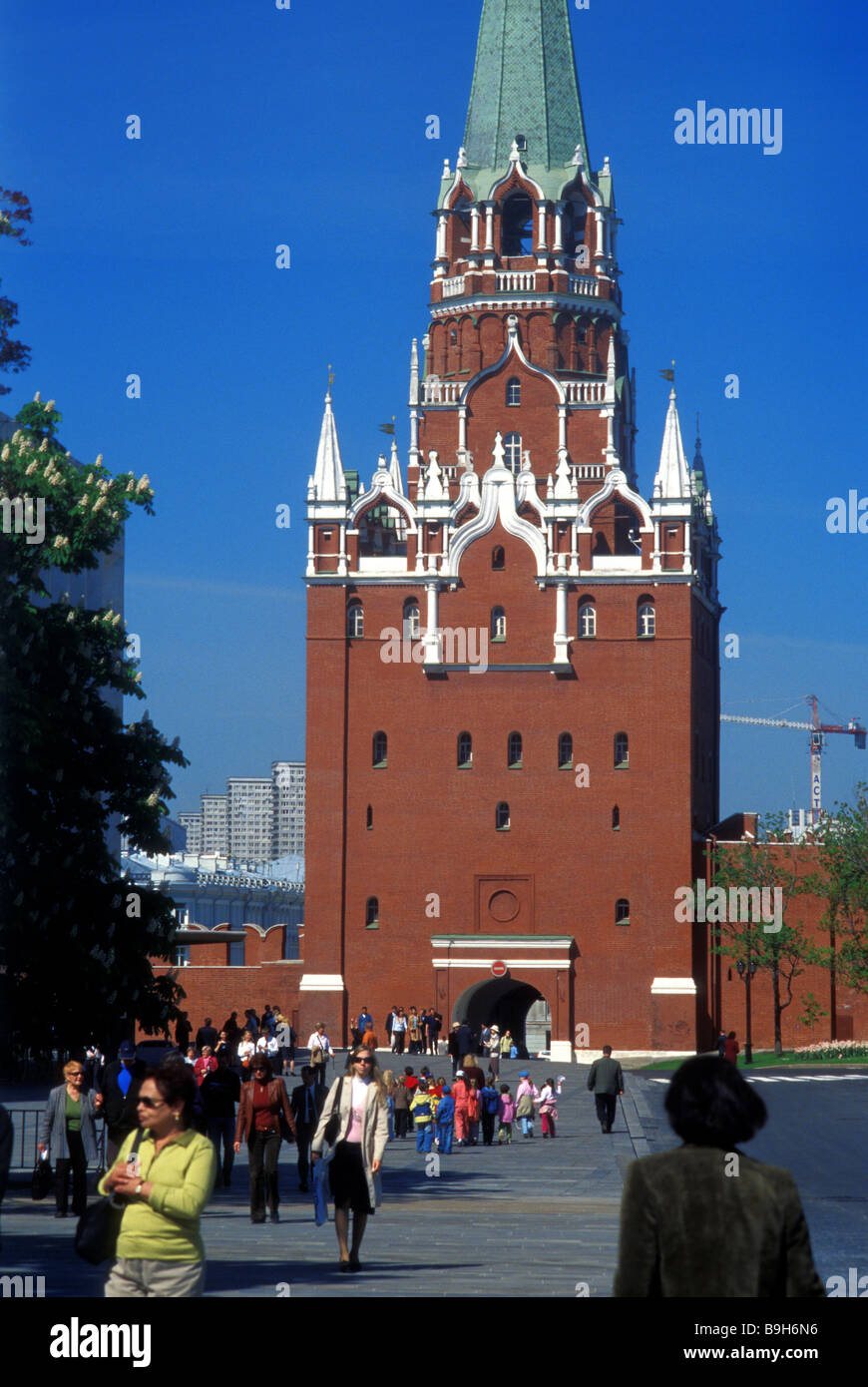 entrance to red square moscow russia Stock Photo - Alamy
