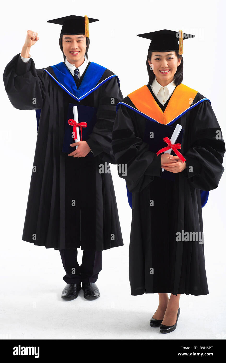 Asian Graduation People Stock Photo - Alamy