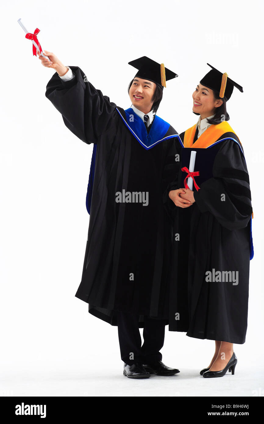 Asian Graduation People Stock Photo - Alamy