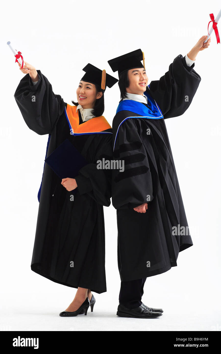 Asian Graduation People Stock Photo - Alamy