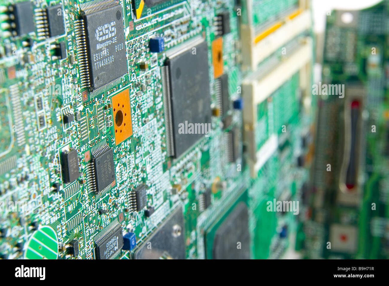 Computer-technology circuits detail Automation prefabricated parts chip ...