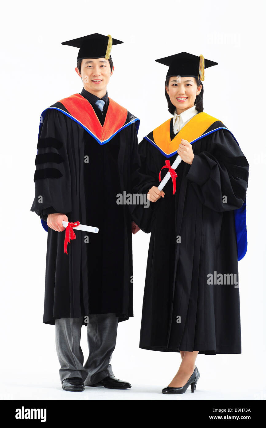 Asian Graduation People Stock Photo - Alamy