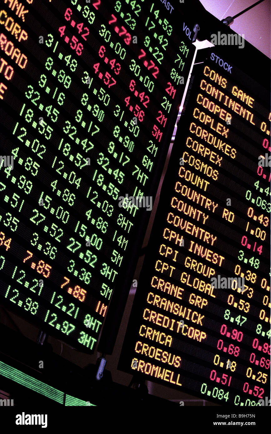 Australian stock exchange hi-res stock photography and images - Alamy