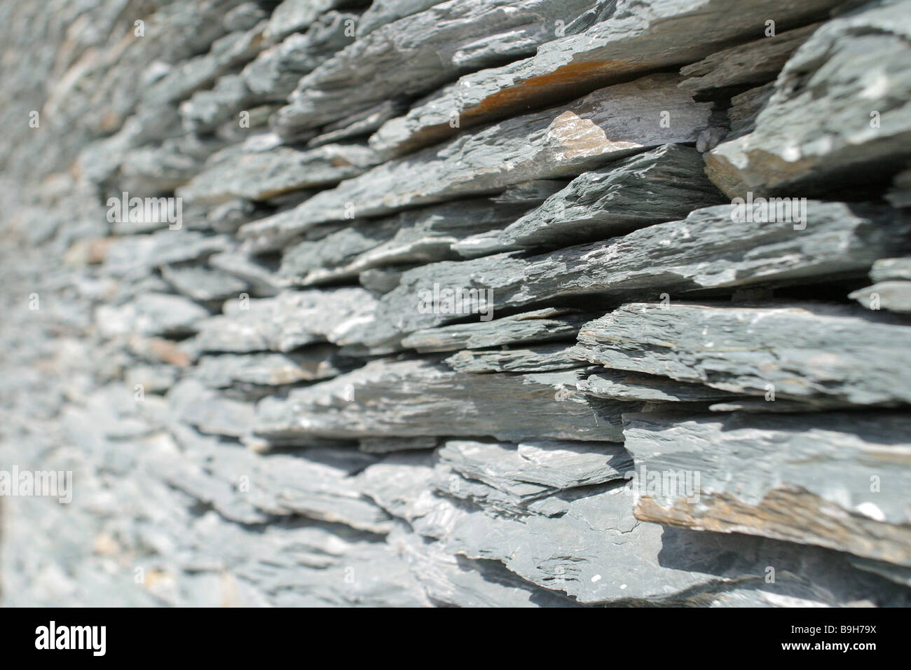Wall stone slates Stock Photo - Alamy