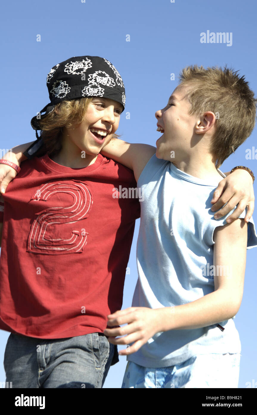 Boys friends hip Stock Photo - Alamy