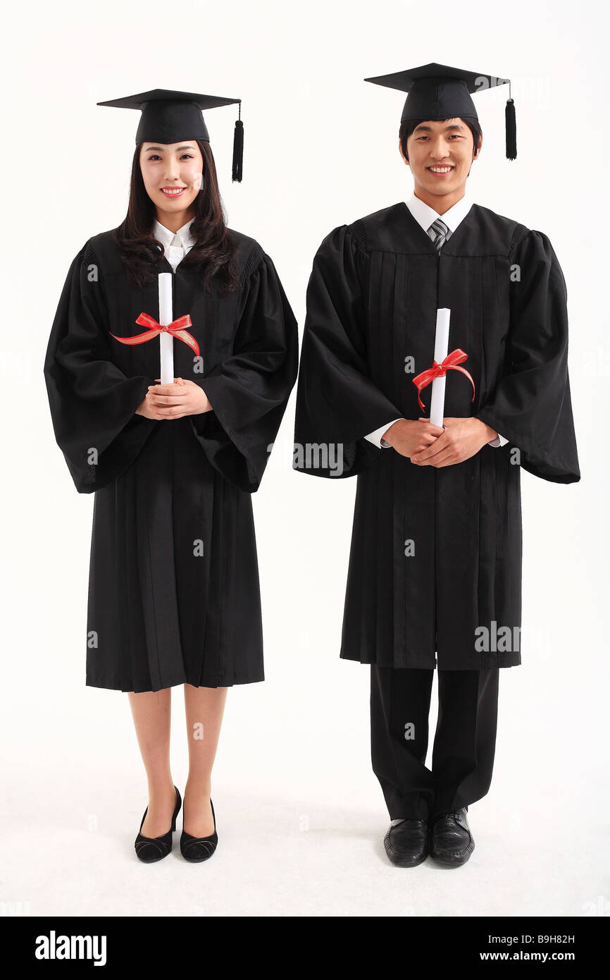 Asian Graduation People Stock Photo - Alamy