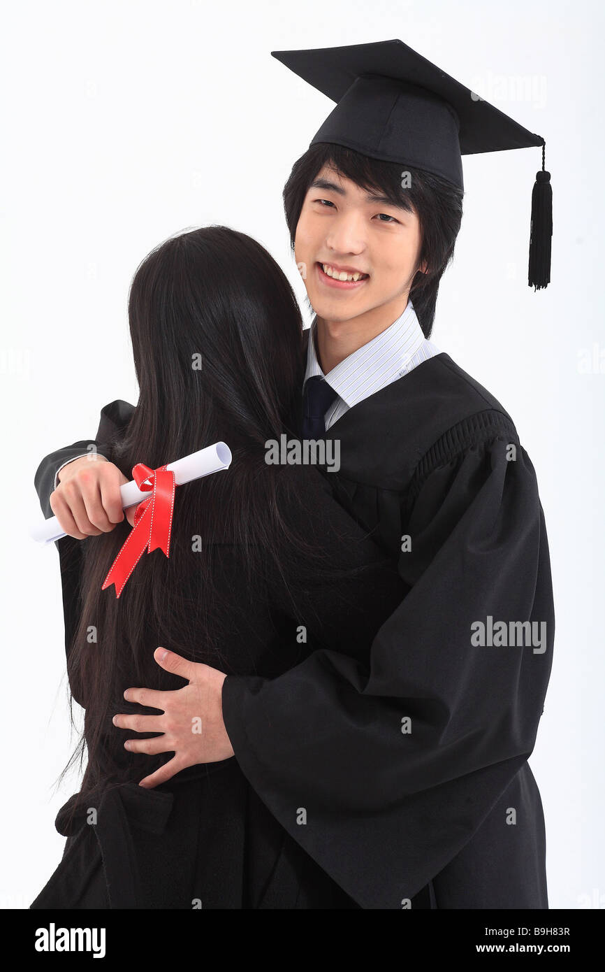 Asian Graduation People Stock Photo - Alamy