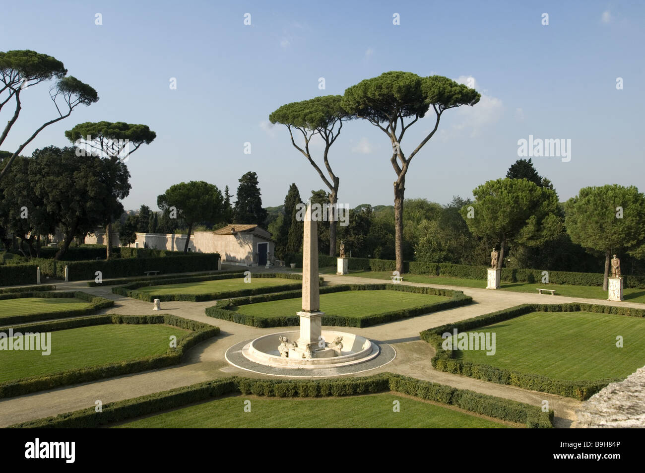 Italy Rome villa Medici garden Stock Photo - Alamy
