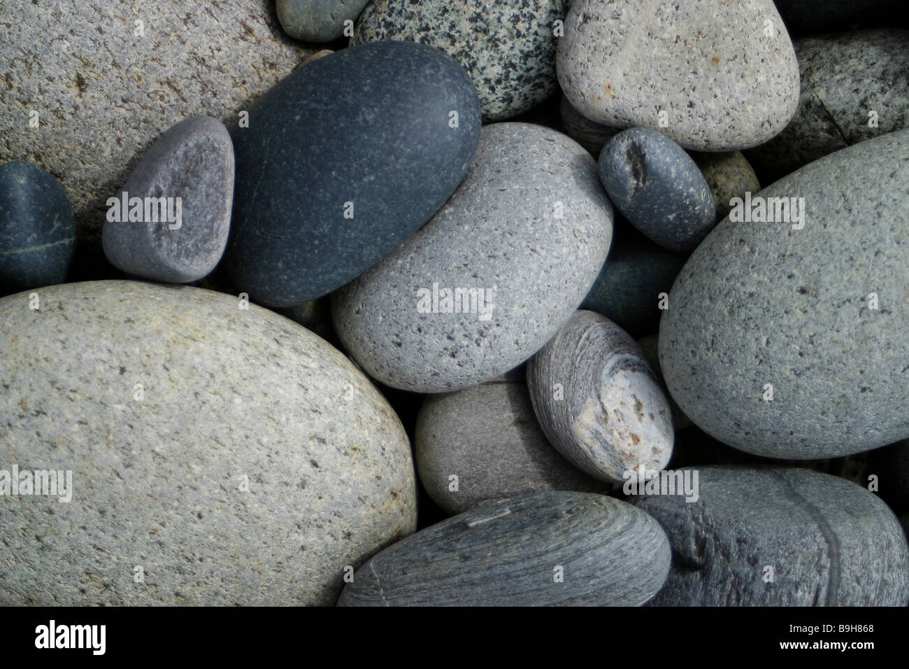 Smooth stones on Sombrio Beach, Vancouver Island, Canada Stock Photo ...