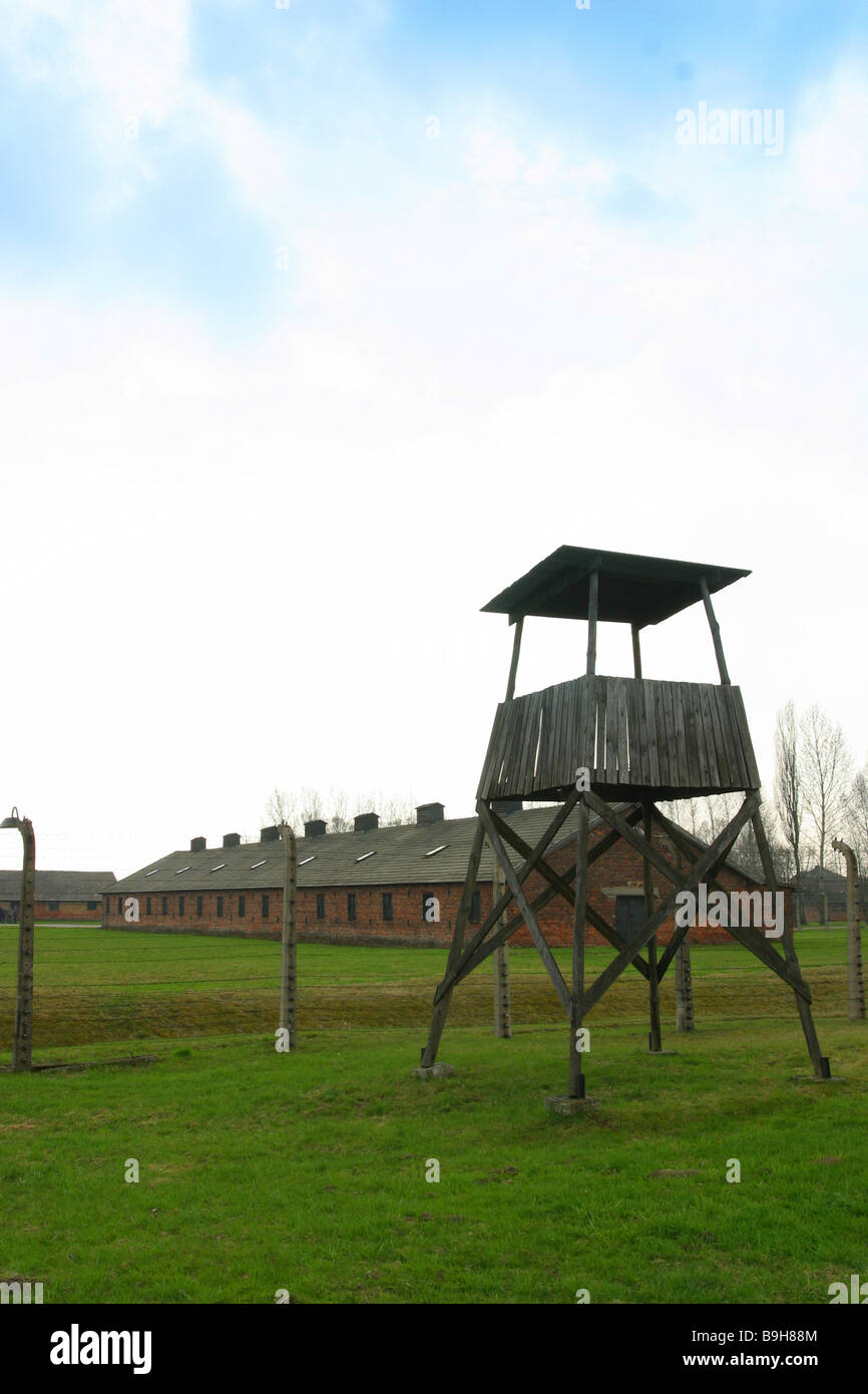 Poland Auschwitz concentration-camps watchtower Auschwitz Auschwitz ...
