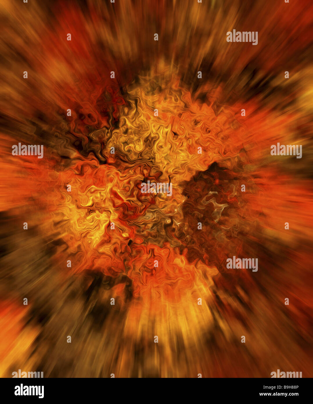big bang - fiery cloud - explosion Stock Photo - Alamy