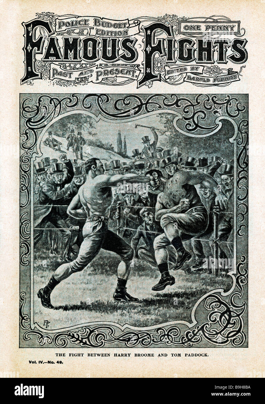 Harry Broome v Tom Paddock at Manningtree in 1856 for the heavyweight ...