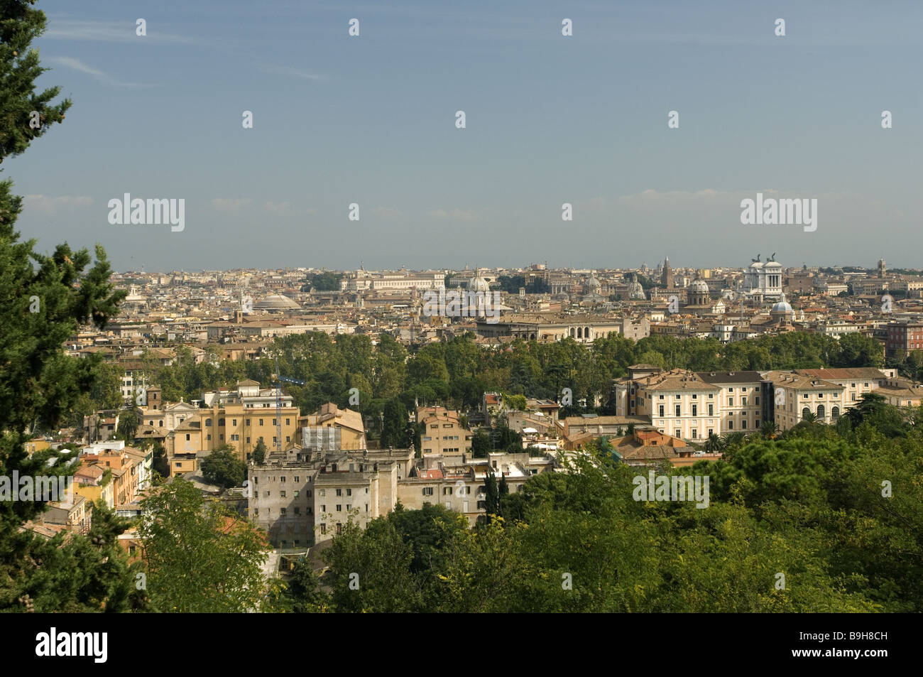 Italy Rome city-overview Stock Photo - Alamy