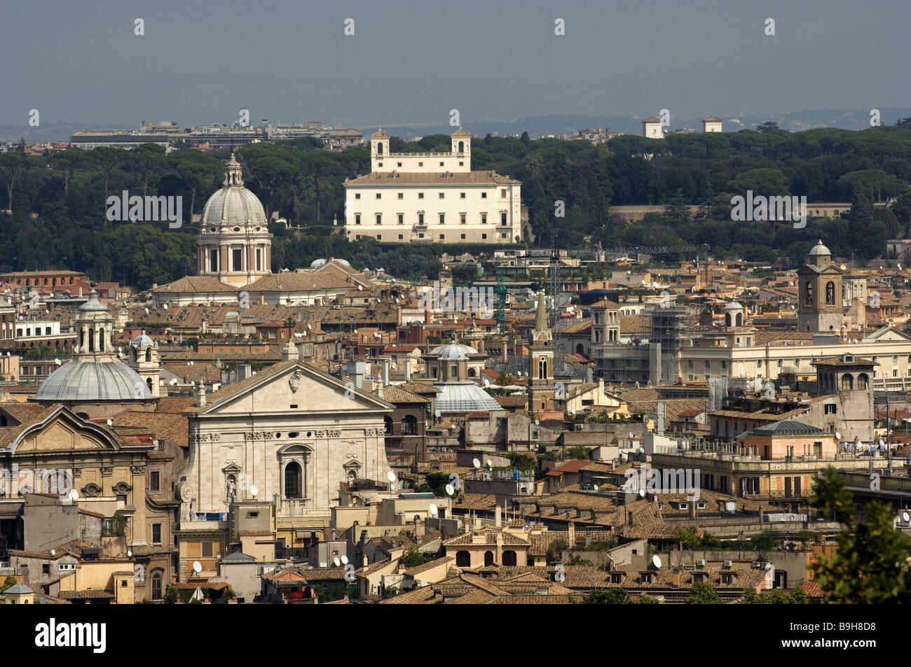 Italy Rome city-overview Stock Photo - Alamy