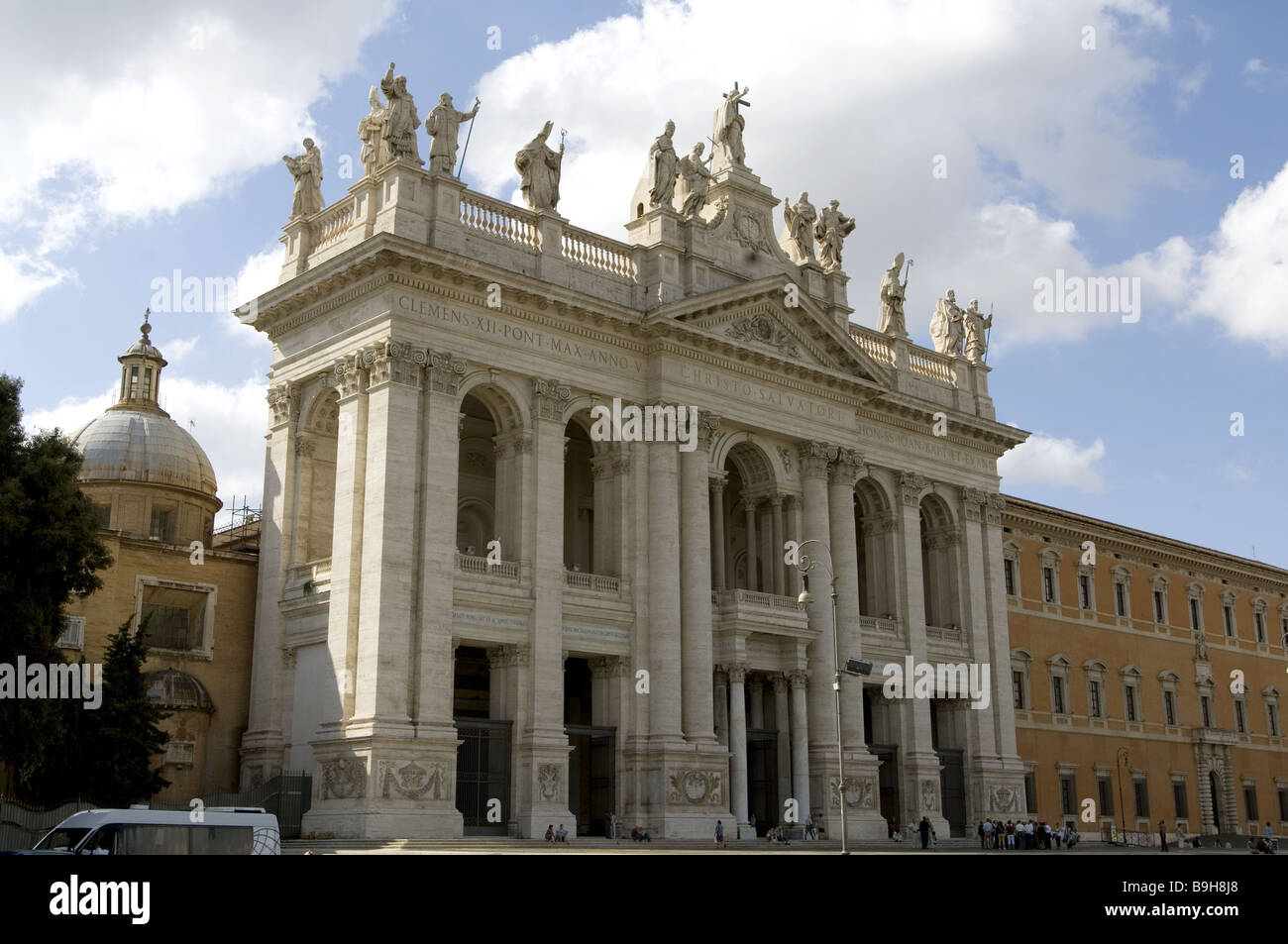 Italy Rome Basilica of St. John Lateran main-facade Architecture ...