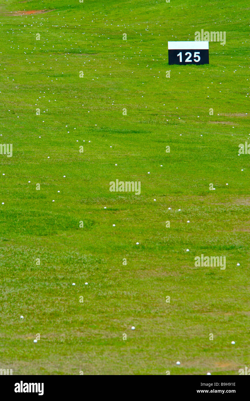 Practice target at golf course Stock Photo - Alamy