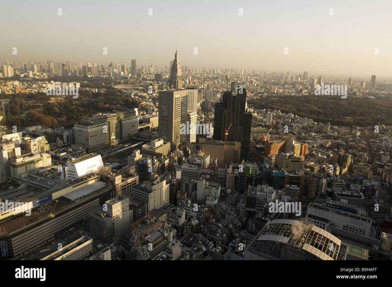 Japan Tokyo Shinjuku west city view Docomo tower sunset series Asia ...