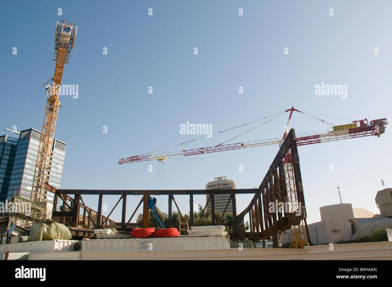 Israel Tel Aviv Construction site Of the Tel Aviv Museum of Art The New ...