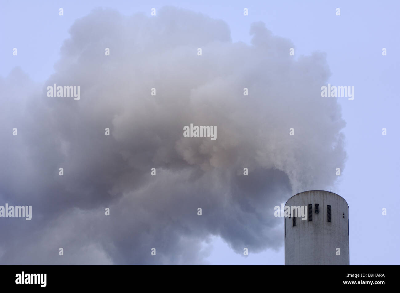 Chimney smoke pollution Burden detail emission factory danger poison ...