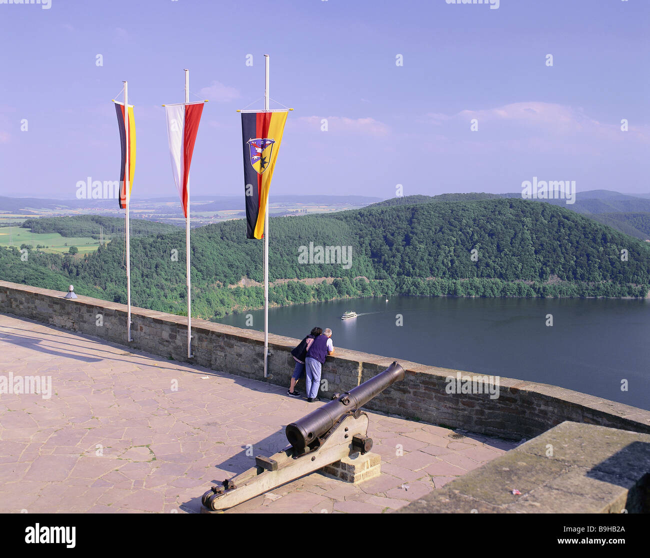 Schloss Waldeck Hesse Germany High Resolution Stock Photography and ...