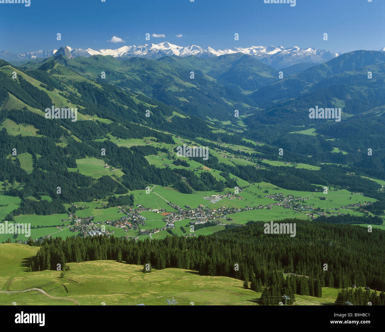 Austria Tyrol Brixental Westendorf place-overview North-Tyrol East-Alps ...