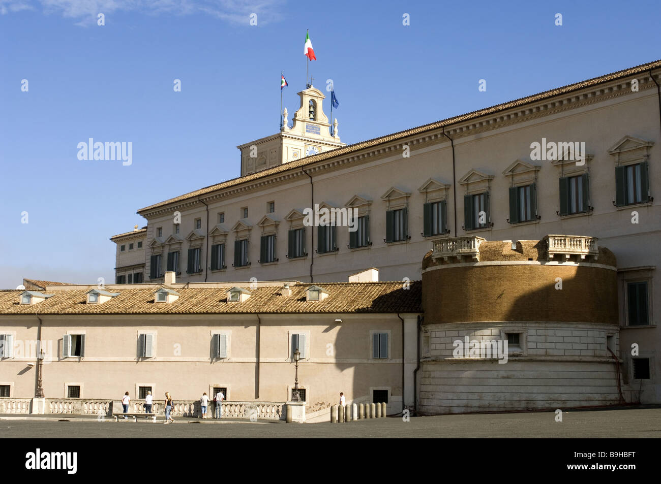 Italy Rome Quirinal Palace facade detail Stock Photo - Alamy