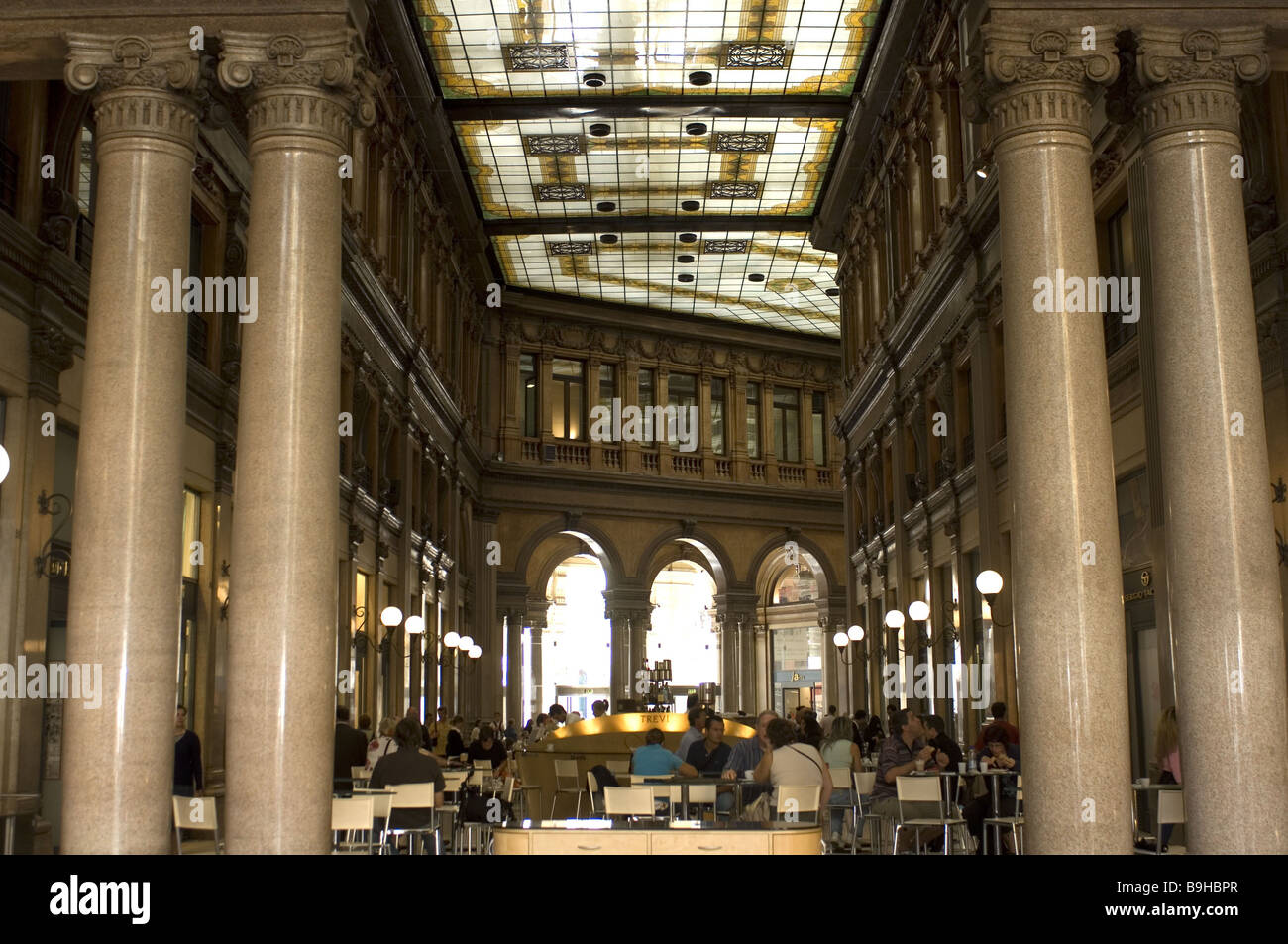 Italy Rome via Del Corso Galleria Alberto Sordi cafe interior Alberto ...