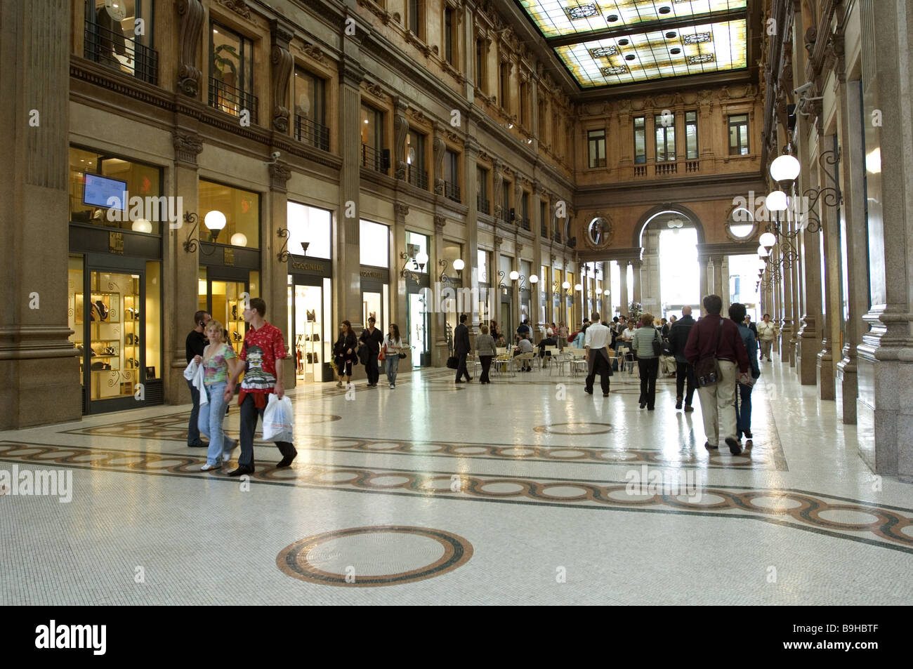 Italy Rome via Del Corso Galleria Alberto Sordi cafe businesses ...