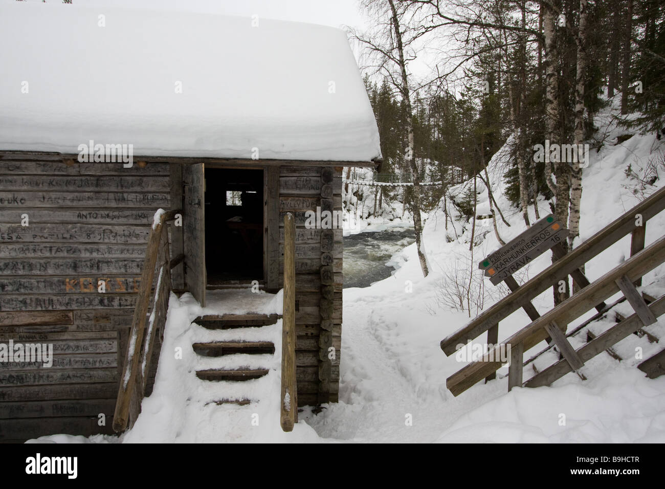 Winter in Oulanka National Park national park in Oulu and Lapland ...