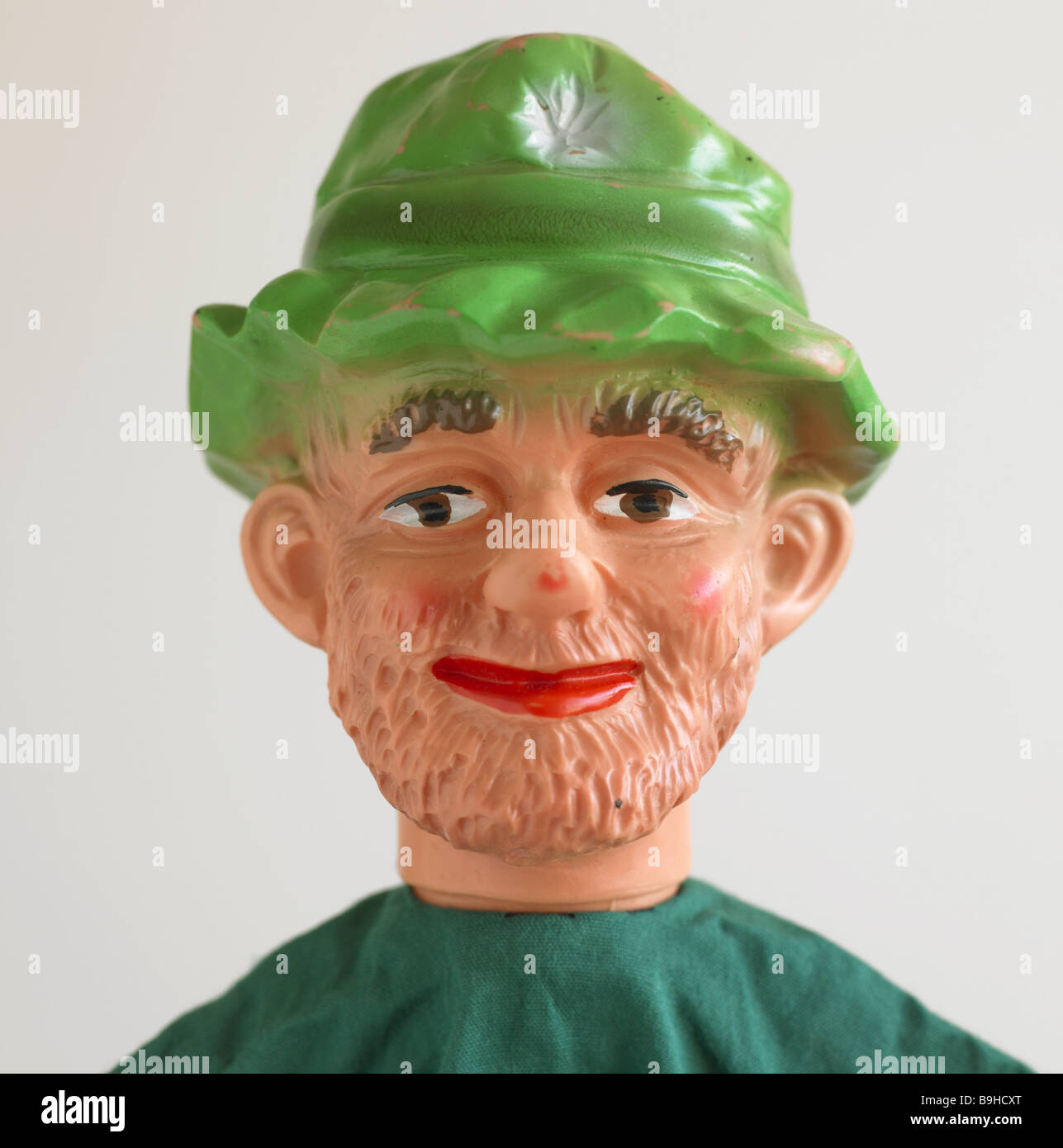 Glove puppet man portrait doll Punch-and-Judy show puppet theatre role ...
