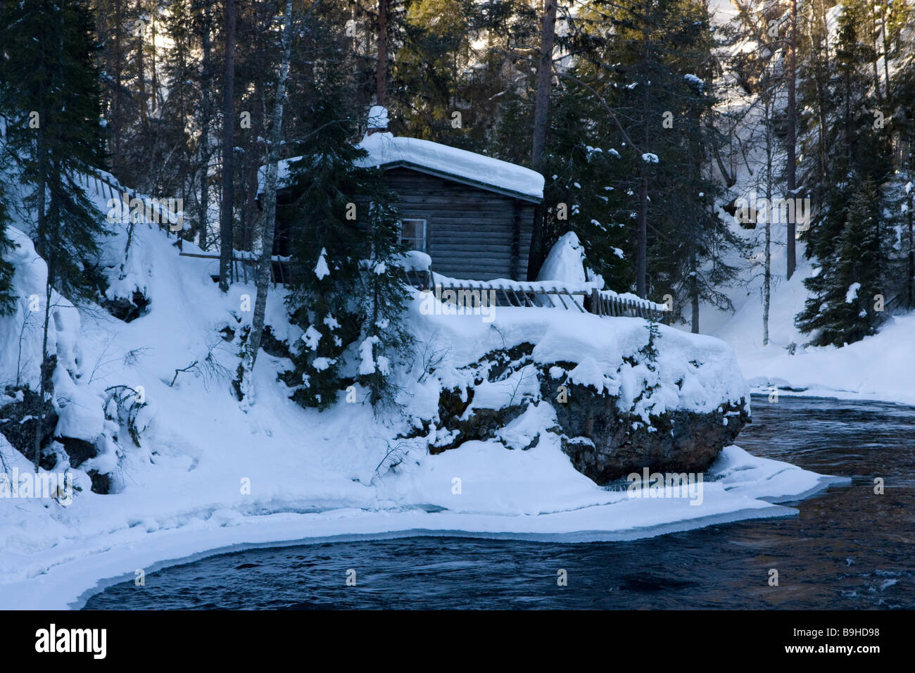 Winter in Oulanka National Park national park in Oulu and Lapland ...