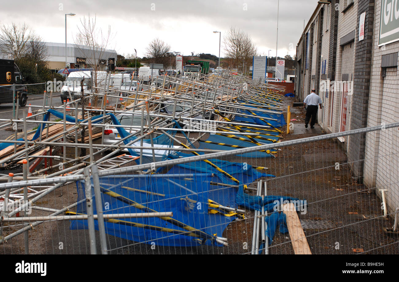 Scaffolding collapse hi-res stock photography and images - Alamy