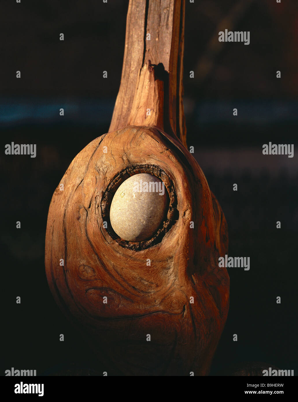 nature-art wood stone sluiced logs river-wood branch-hole hole niche ...