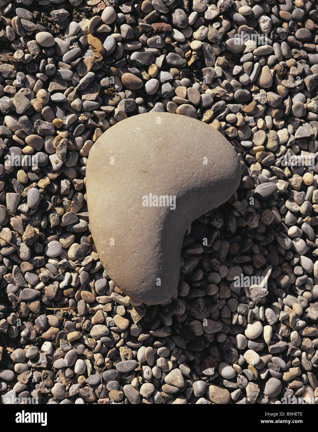 Shingle stone heart-form pebbles river-shingle riverstone heart-shaped ...
