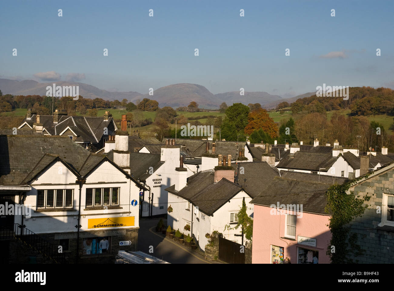 Hawkshead village hi-res stock photography and images - Alamy