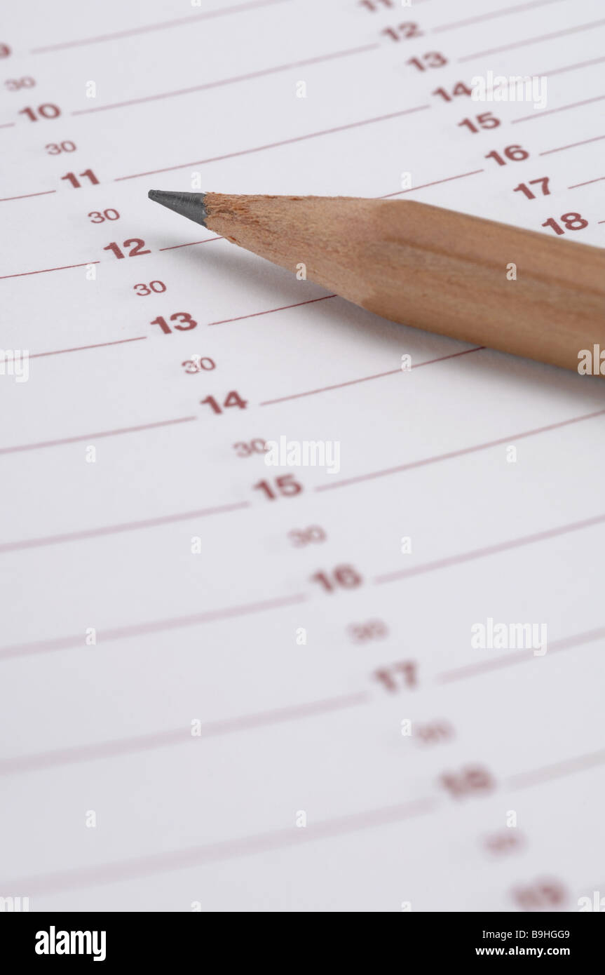 Calendars pencil detail fuzziness series registers timing date-planning ...