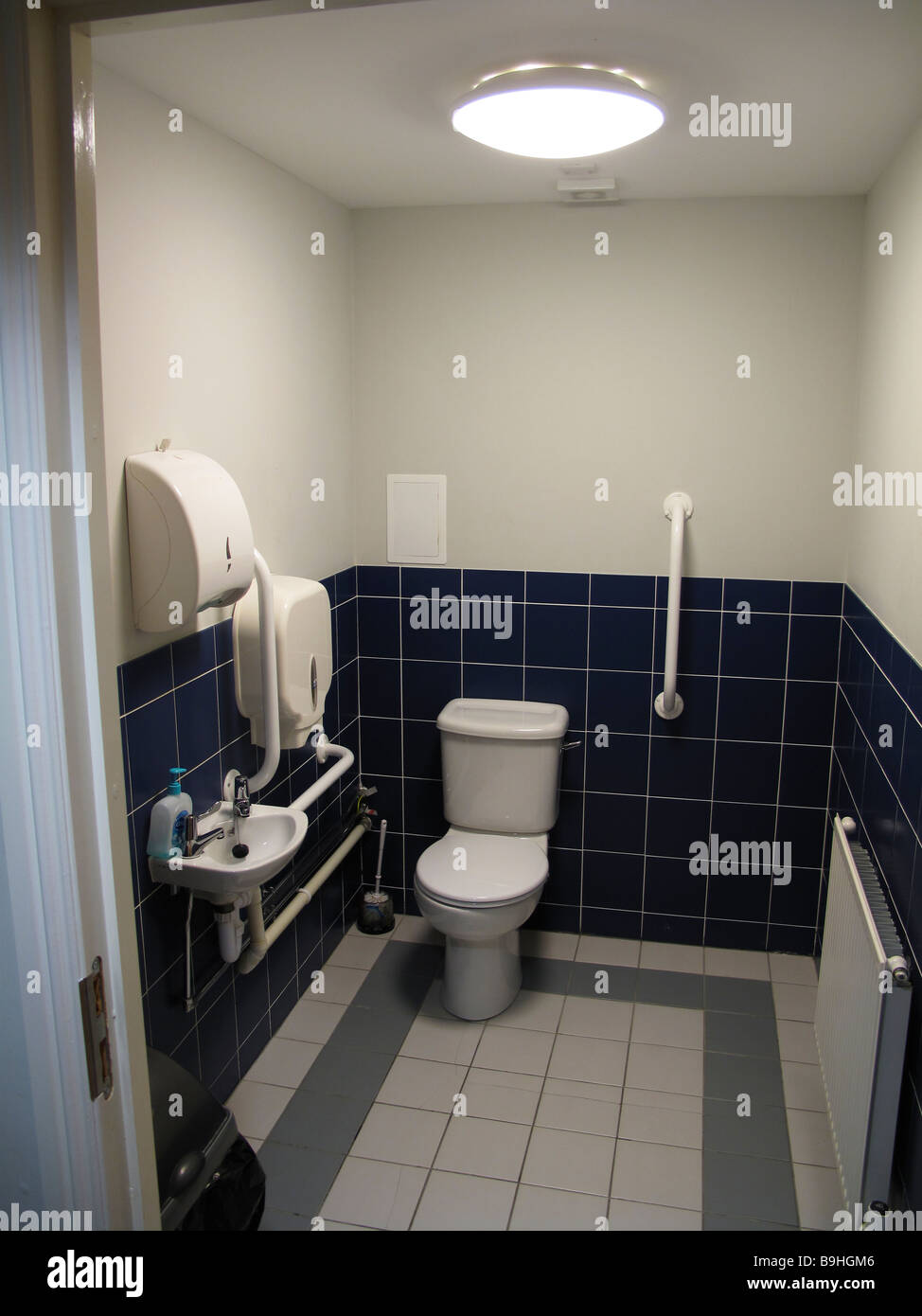 Disabled toilet in office building Stock Photo Alamy